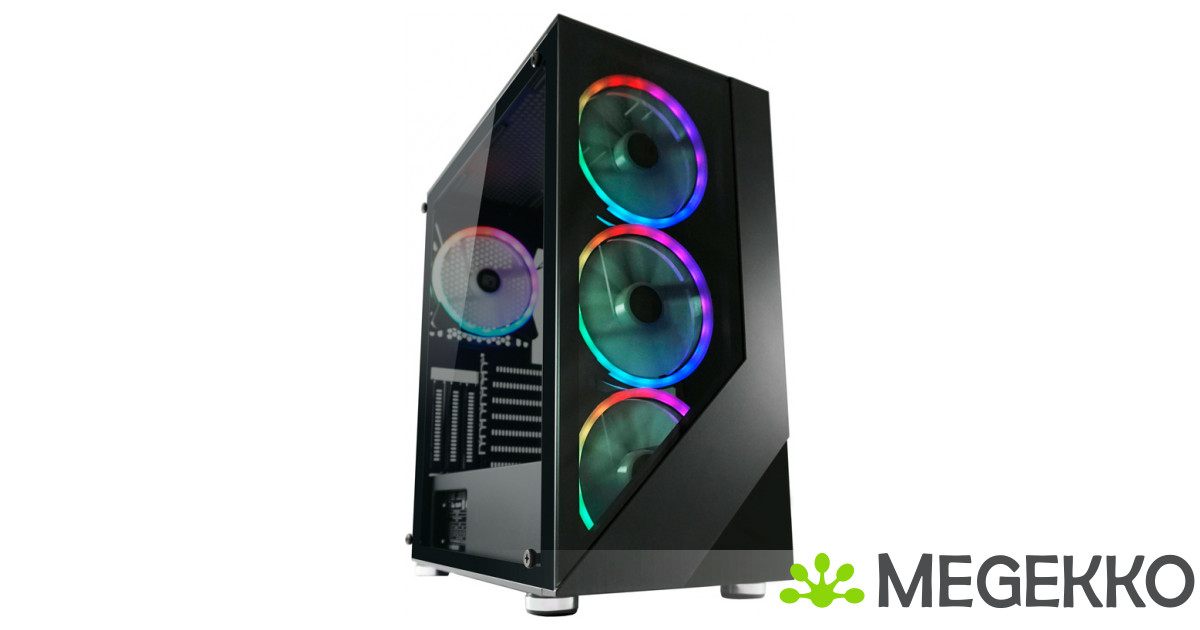 Megekko.nl - LC-Power Gaming 803B Midi Tower Zwart Behuizing