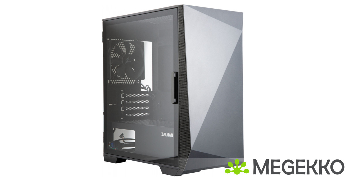 Megekko.nl - Zalman Z1 ICEBERG BLACK computer Mini Tower Zwart Behuizing