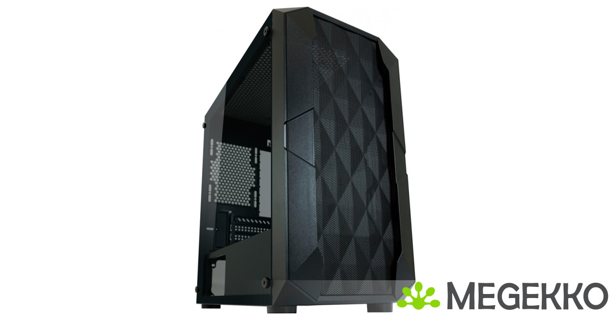 Megekko.nl - LC-Power Gaming 712MB Micro Tower Zwart Behuizing