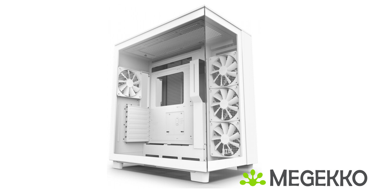 Megekko.nl - NZXT H9 Flow White Behuizing
