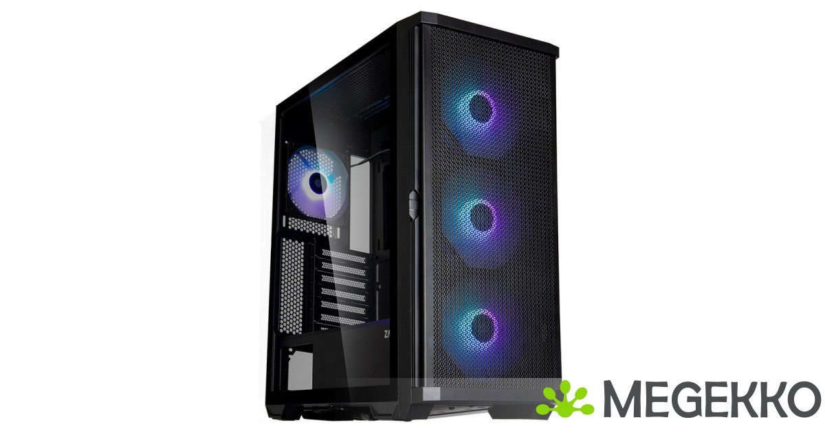 Megekko.nl - Zalman Z10 PLUS computer Midi Tower Zwart Behuizing