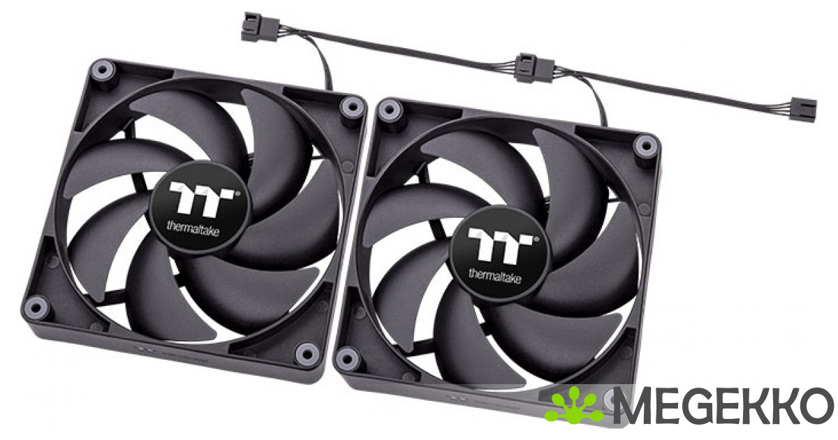 Megekko.nl - Thermaltake TT CT120 PC Computer behuizing Ventilator Zwart