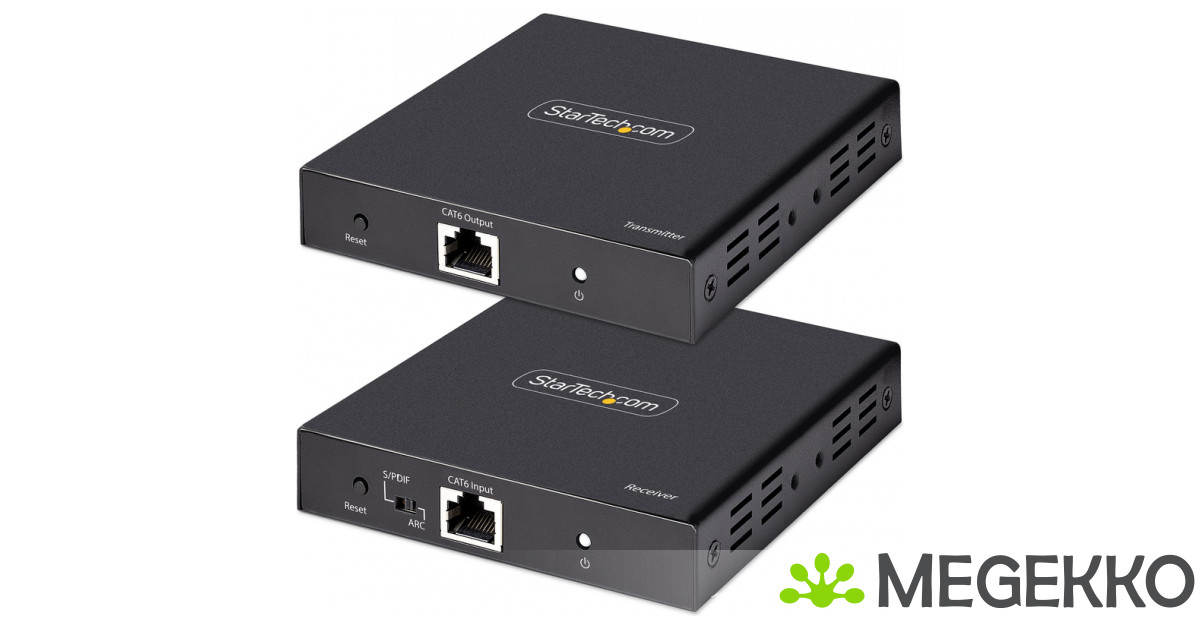 Megekko.nl - StarTech.com 4K HDMI Extender Over CAT5/CAT6 Kabel, 4K 60Hz