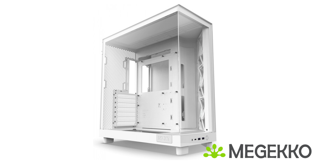 Megekko.nl - NZXT H6 Flow RGB White Behuizing