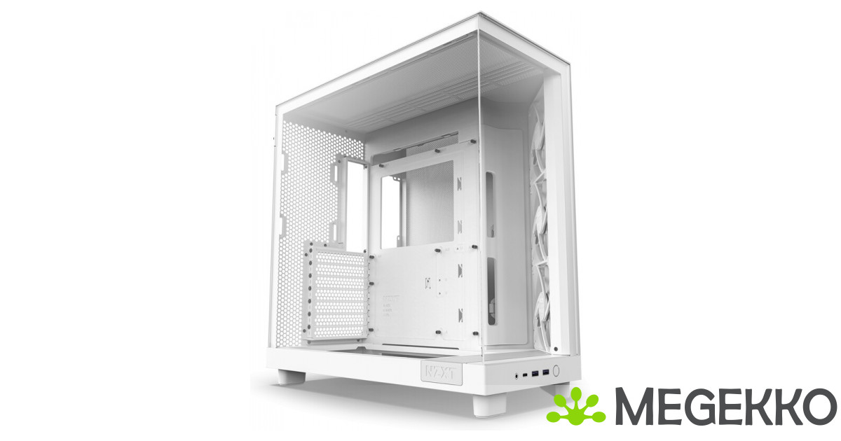 Megekko.nl - NZXT H6 Flow White Behuizing