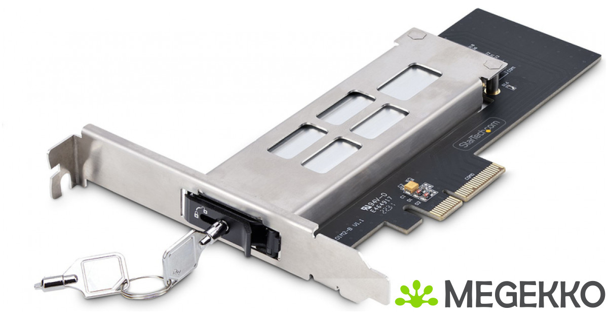 Megekko.nl - StarTech.com M2-REMOVABLE-PCIE-N1 interfacekaart/-adapter In