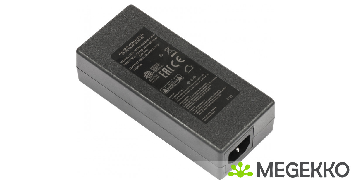 Megekko.nl - Mikrotik 48V2A96W netvoeding & inverter Binnen 96 W Zwart
