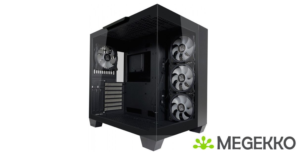 Megekko.nl - LC-Power 809B Midi Tower Zwart Behuizing