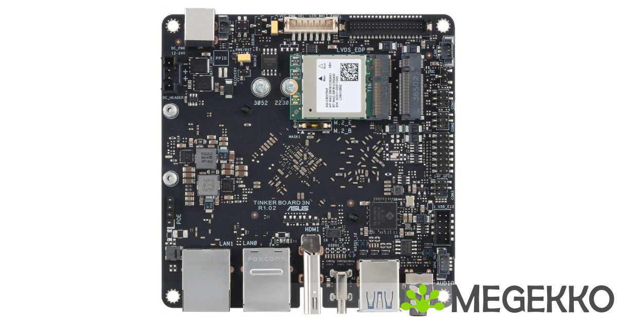 Megekko.nl - ASUS Tinker Board 3N development board moederbord met CPU