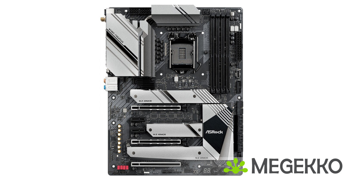 Megekko.nl - ASRock W480 Creator LGA 1200 ATX Intel W480 moederbord