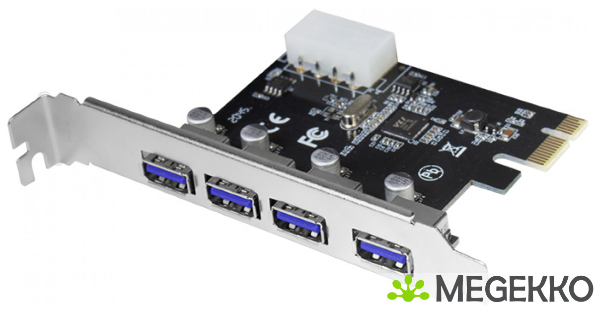 Megekko.nl - LogiLink PC0057 PCI Express Card 4x USB3.0