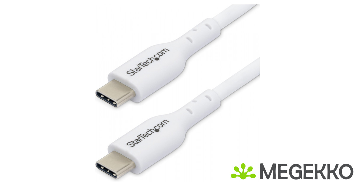 Megekko.nl - StarTech.com USB 2.0 0.48Gbps 60W USB Type-C 3m Wit