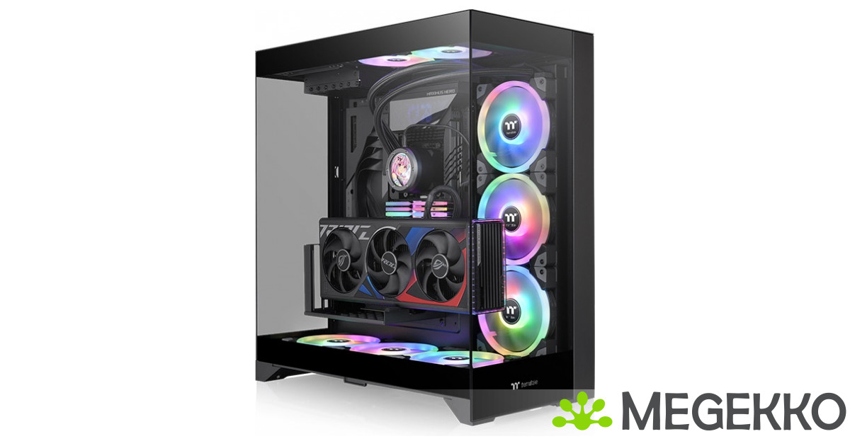Megekko.nl - Thermaltake CTE E550 TG Midi Tower Zwart Behuizing
