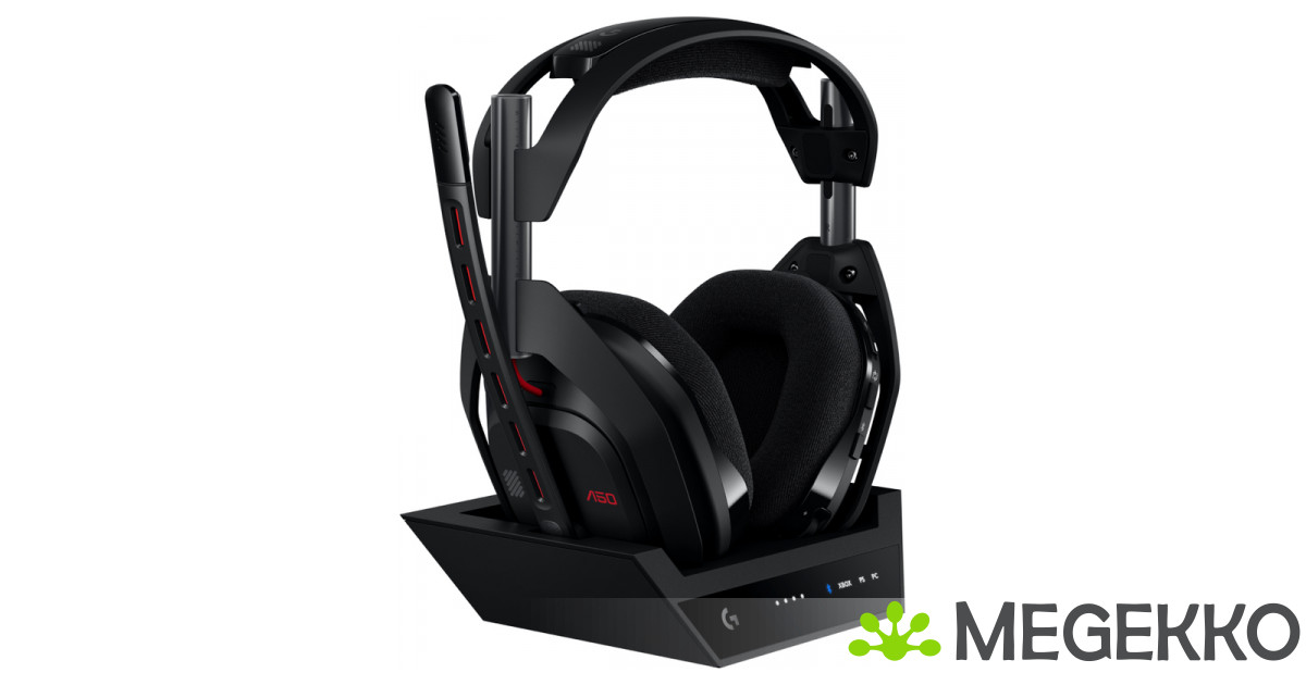 Megekko.nl - Logitech Astro A50 (Gen 5) Zwart Draadloze Gaming Headset