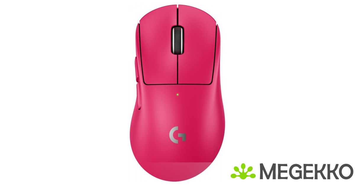 Megekko.nl - Logitech G PRO X SUPERLIGHT 2 DEX Pink Draadloze Gaming Muis