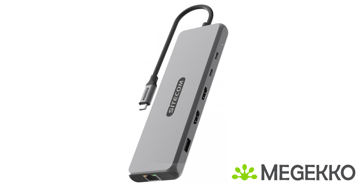 Megekko.nl - Sitecom 10 in 1 USB4 Power Delivery Multiport adapter