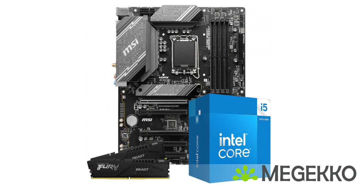 Megekko.nl - Megekko Upgrade Kit | Core i5 14400 | B760 | 32GB
