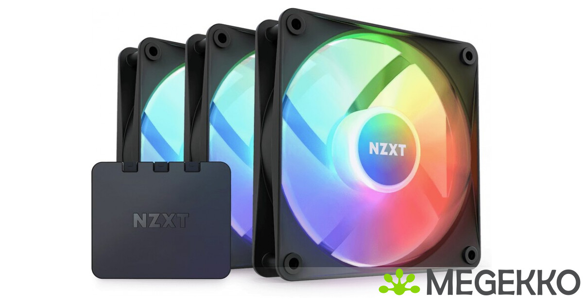 Megekko.nl - NZXT F120 Core - 120mm RGB Fan - Triple - Black