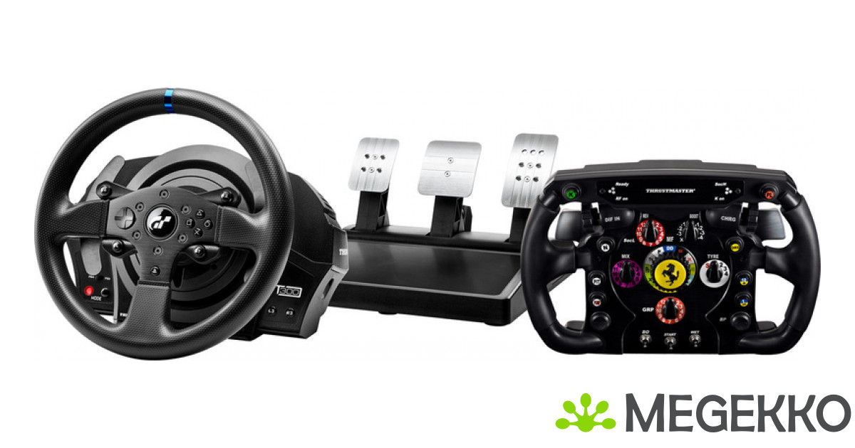 Megekko.nl - Thrustmaster T300RS GT + Wheel Ferrari F1 Add-On