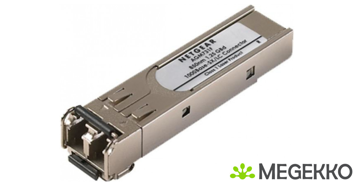 Megekko.nl - Netgear ProSafe GBIC Module 1000BASE-SX Fiber SFP 65nm netwe