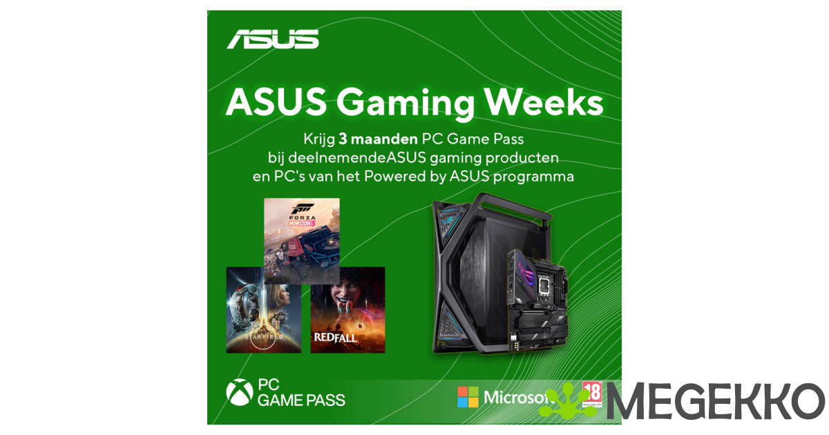 Megekko.nl - Asus game voucher: PC Game Pass