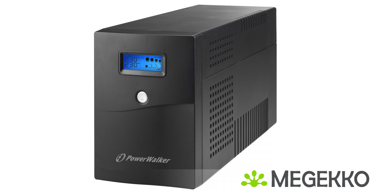 Megekko.nl - PowerWalker VI 3000 SCL UPS Line-Interactive 3000 VA 1800 W