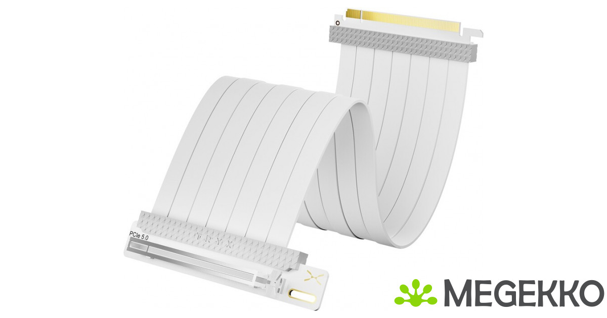 Megekko.nl - TRYX STRING PCIe 5.0 x16 Riser Kabel 200mm Wit