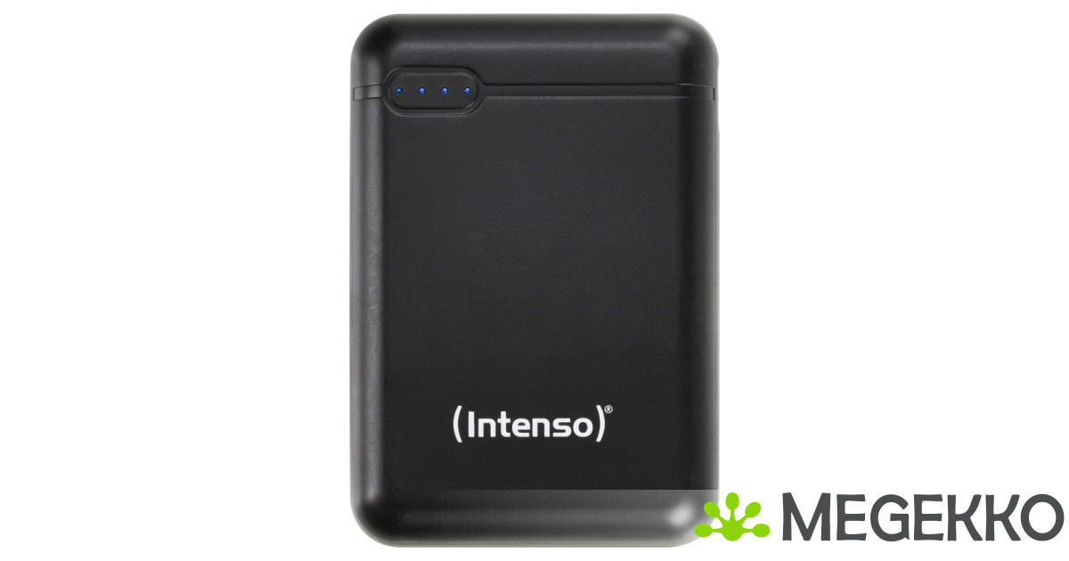 Megekko.nl - Intenso Powerbank XS10000 black 10000 mAh inkl. USB-A to Typ