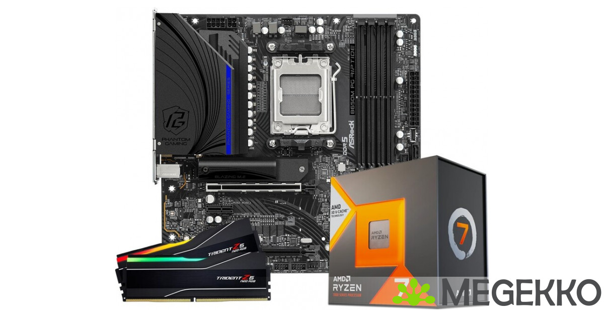 Megekko.nl - Megekko Upgrade Kit | Ryzen 7 7800X3D| B650 | 32GB