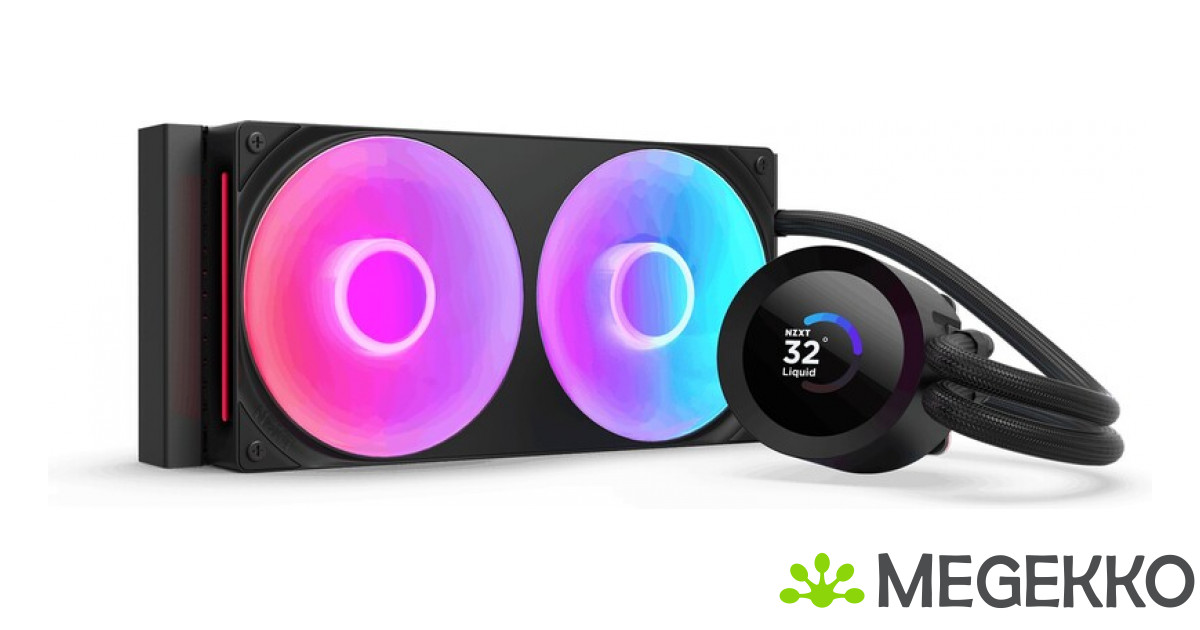 Megekko.nl - NZXT Kraken Plus 240 V2 RGB Black waterkoeler
