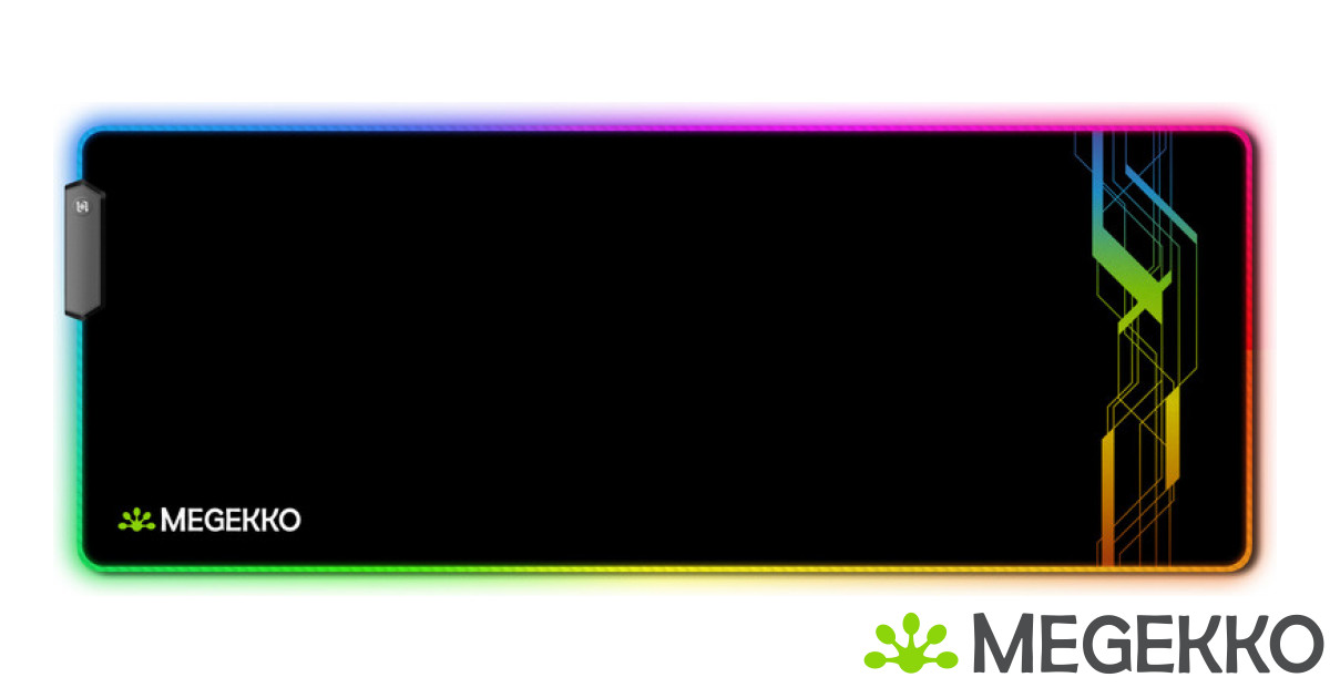 Megekko.nl - Megekko RGB Gaming Muismat Graphic XXL 800 x 300 mm