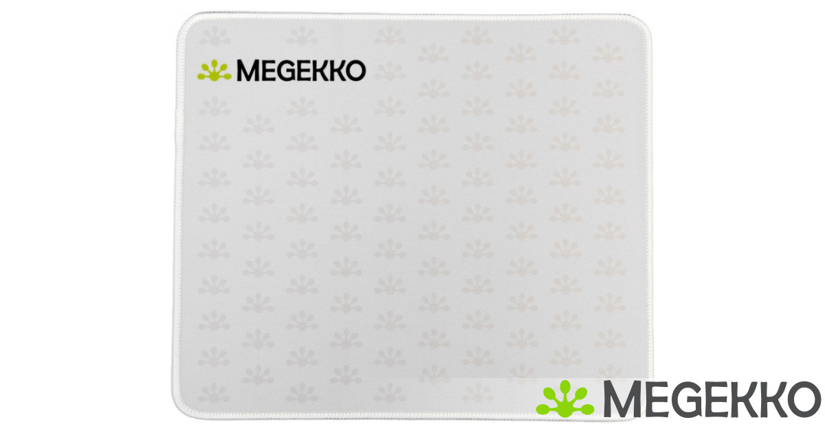 Megekko.nl - Megekko Gaming Muismat Cool White - Medium