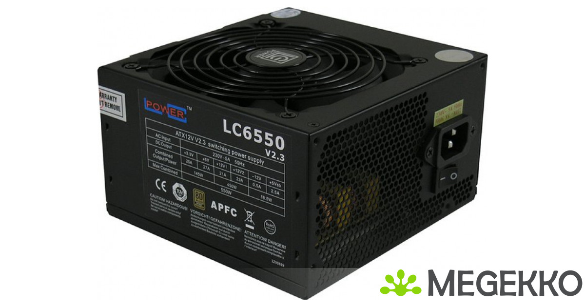 Megekko.nl - LC-Power LC6550 V2.2 power supply unit PSU / PC voeding
