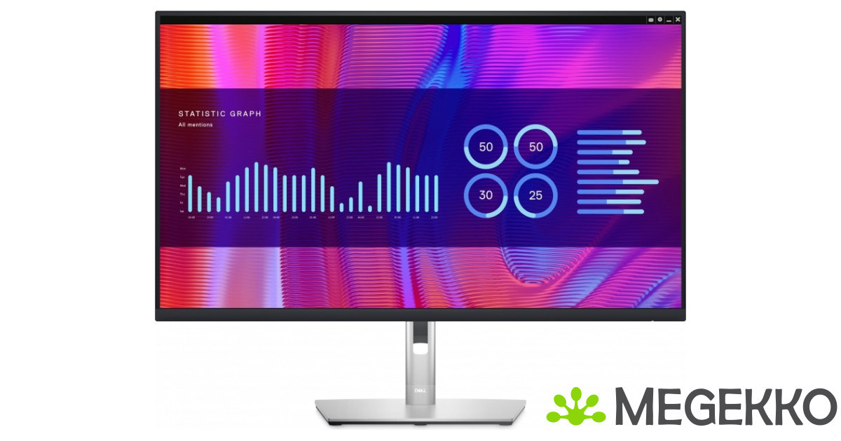 Megekko.nl - Dell P Series P3223DE 32" Quad HD USB-C 90W IPS monitor