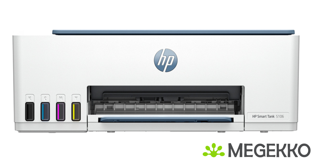 Megekko.nl - HP Smart Tank 5106 All-in-One-, Kleur, voor Thuis en thuiska