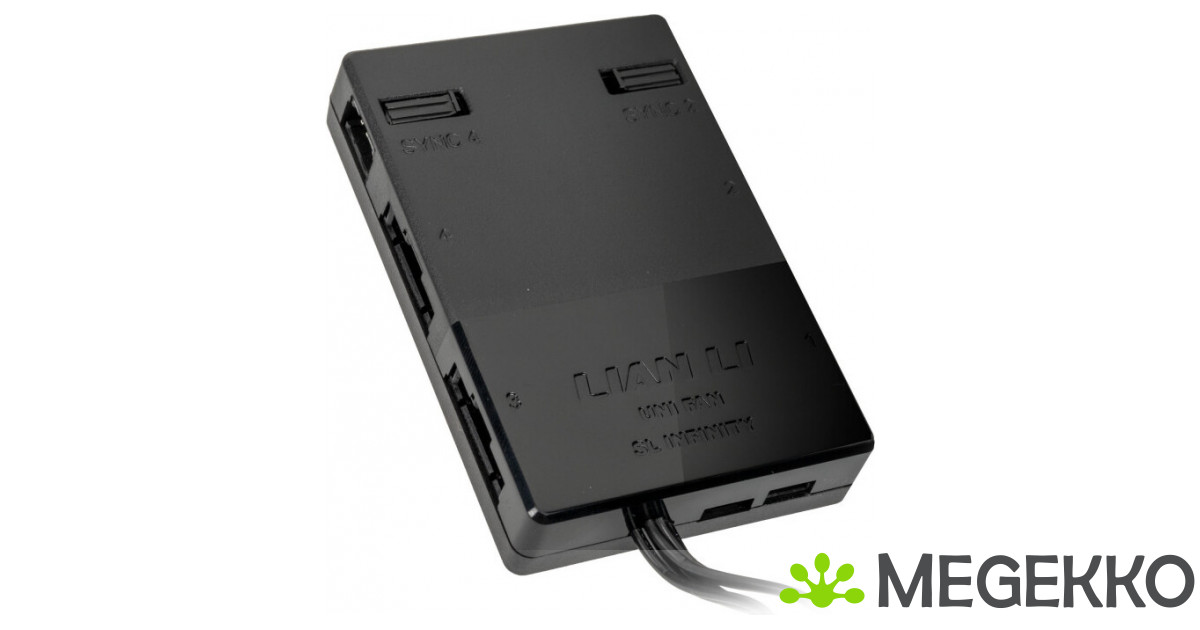 Megekko.nl - Lian Li UNI HUB SL-INF Controller. L-Connect 3 Black