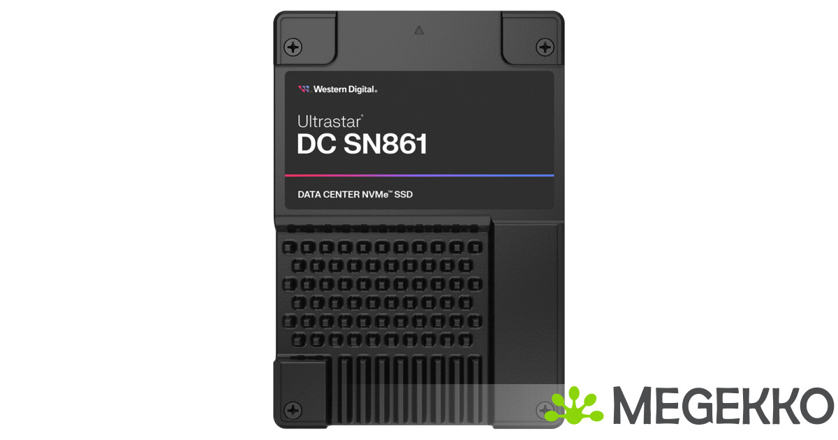 Megekko.nl - Western Digital Ultrastar DC SN861 1,6 TB U.2 PCI Express 5.