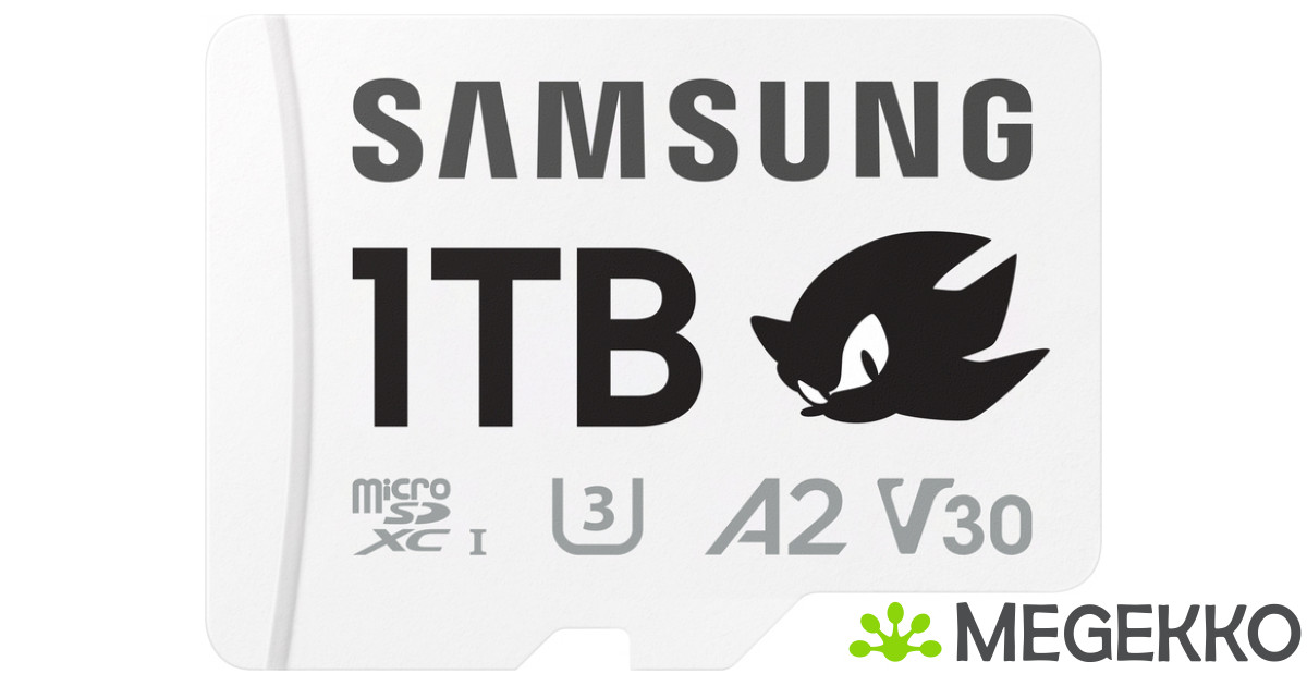 Megekko.nl - Samsung Sonic the HedgehogTM PRO Plus microSD Card