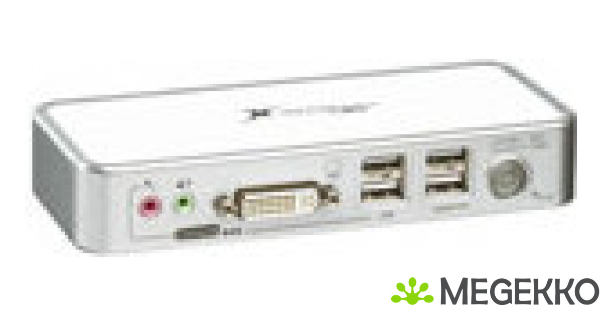 Megekko.nl - Intronics Compacte DVI / USB KVM switch + Audio