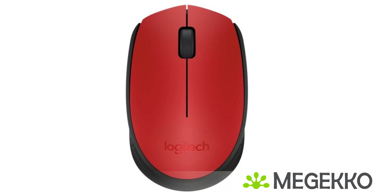 Megekko.nl - Logitech M171 Rood Draadloze Muis