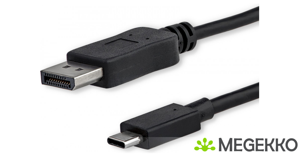 Megekko.nl - StarTech.com USB-C naar DisplayPort adapter kabel 1m 4K / 60