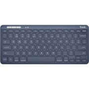Megekko.nl - Trust Lyra Draadloos Multi-Connect Blauw toetsenbord