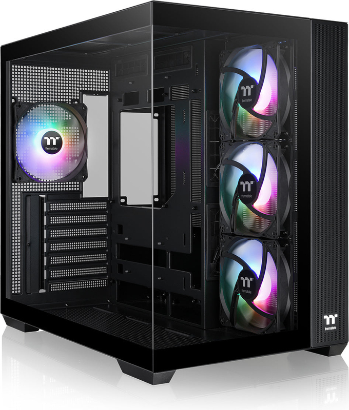 Megekko.nl - Thermaltake View 380 TG ARGB Midi Tower Zwart Behuizing